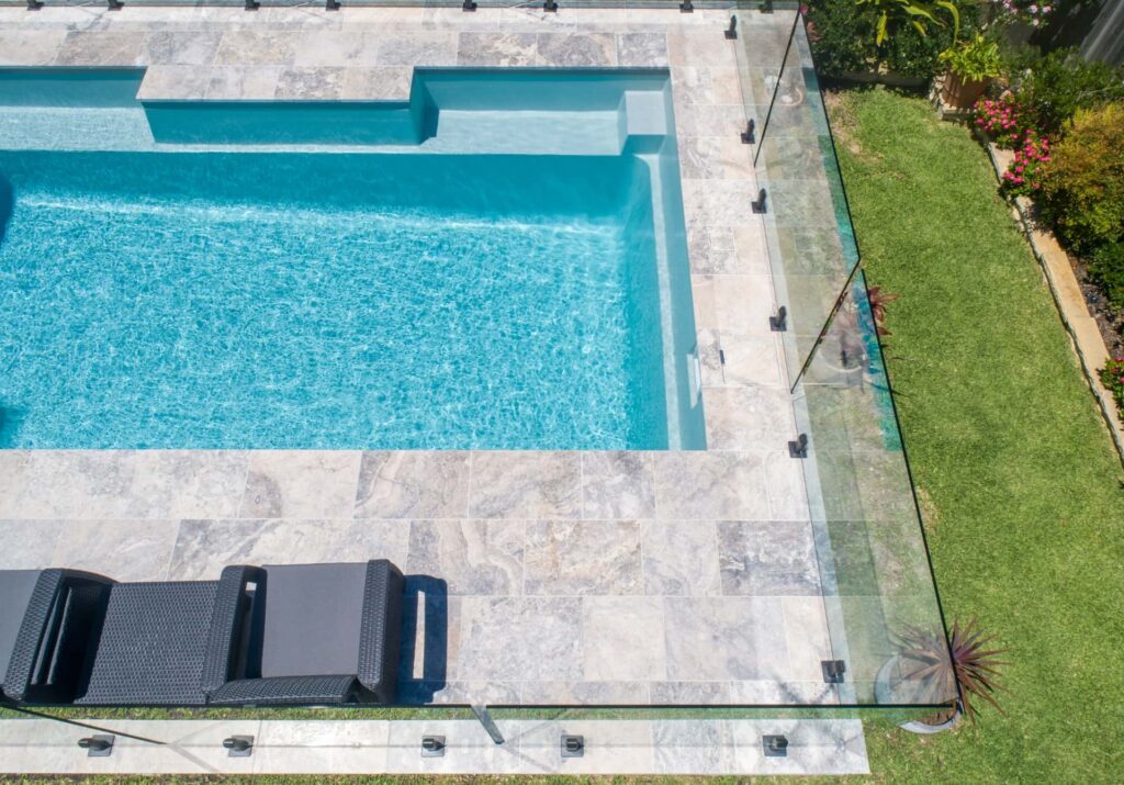 Resort 6 - Quartz Grey Fibreglass Pool | Tranquility Pools Project